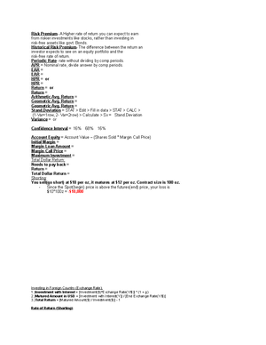 IA- Exam 2 Cheat Sheet - This document consist of many different ...