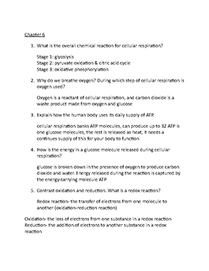 Biology chapter 3 review guide - Chapter 3 review guide Why is carbon ...