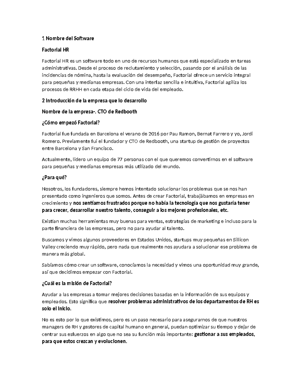 Factorial Hr Factorial Pricing, Features & Reviews 2021 - Free Demo