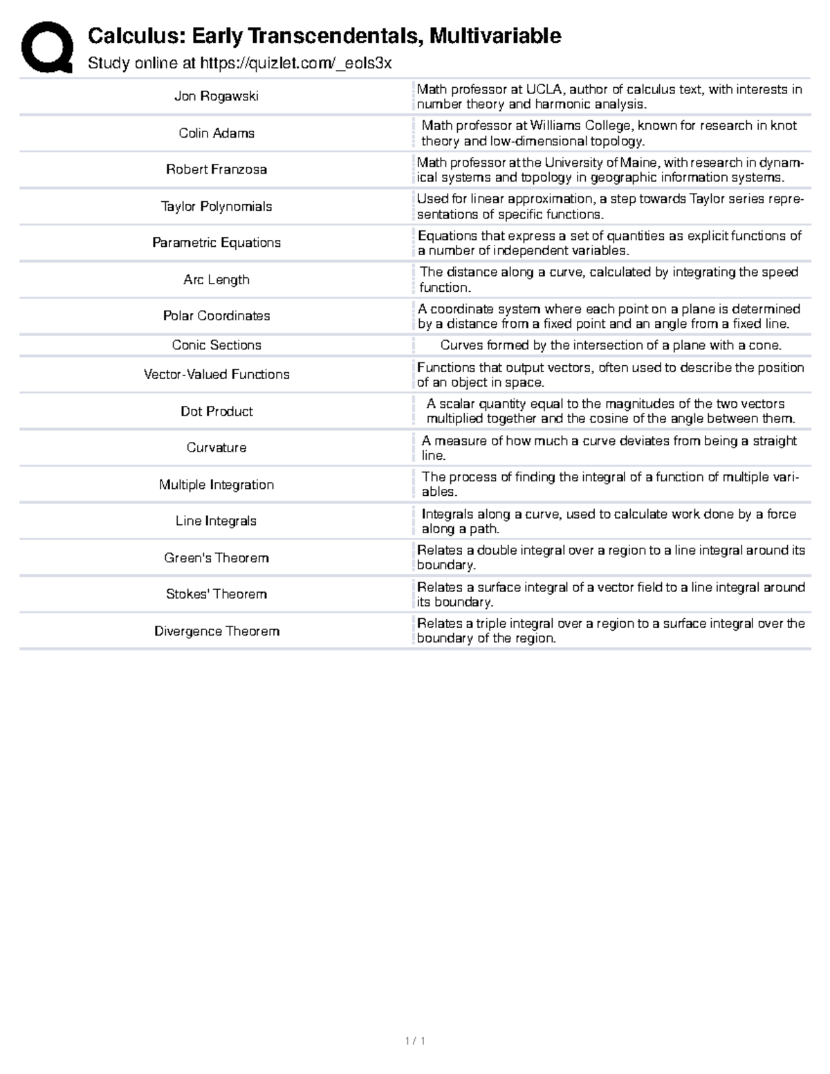 Calculus, early transcedentals - Calculus: Early Transcendentals ...