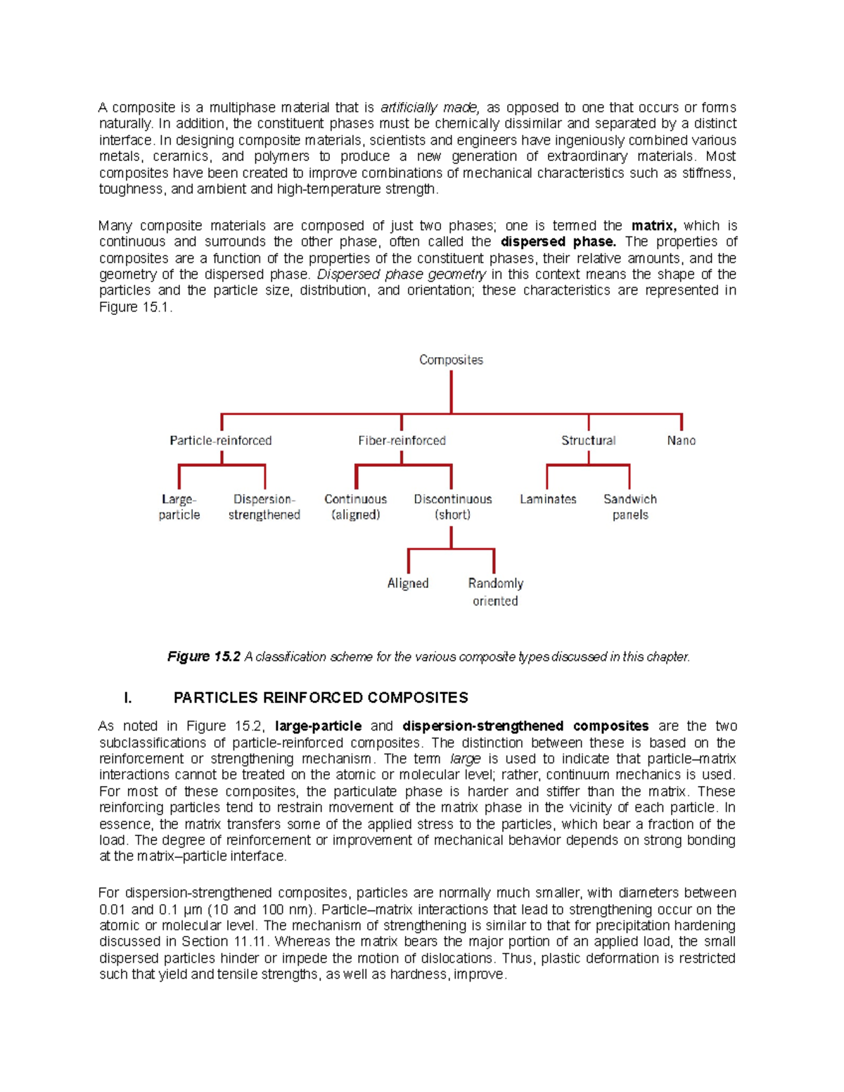 IM 23 Material Science and Engineering - A composite is a multiphase ...