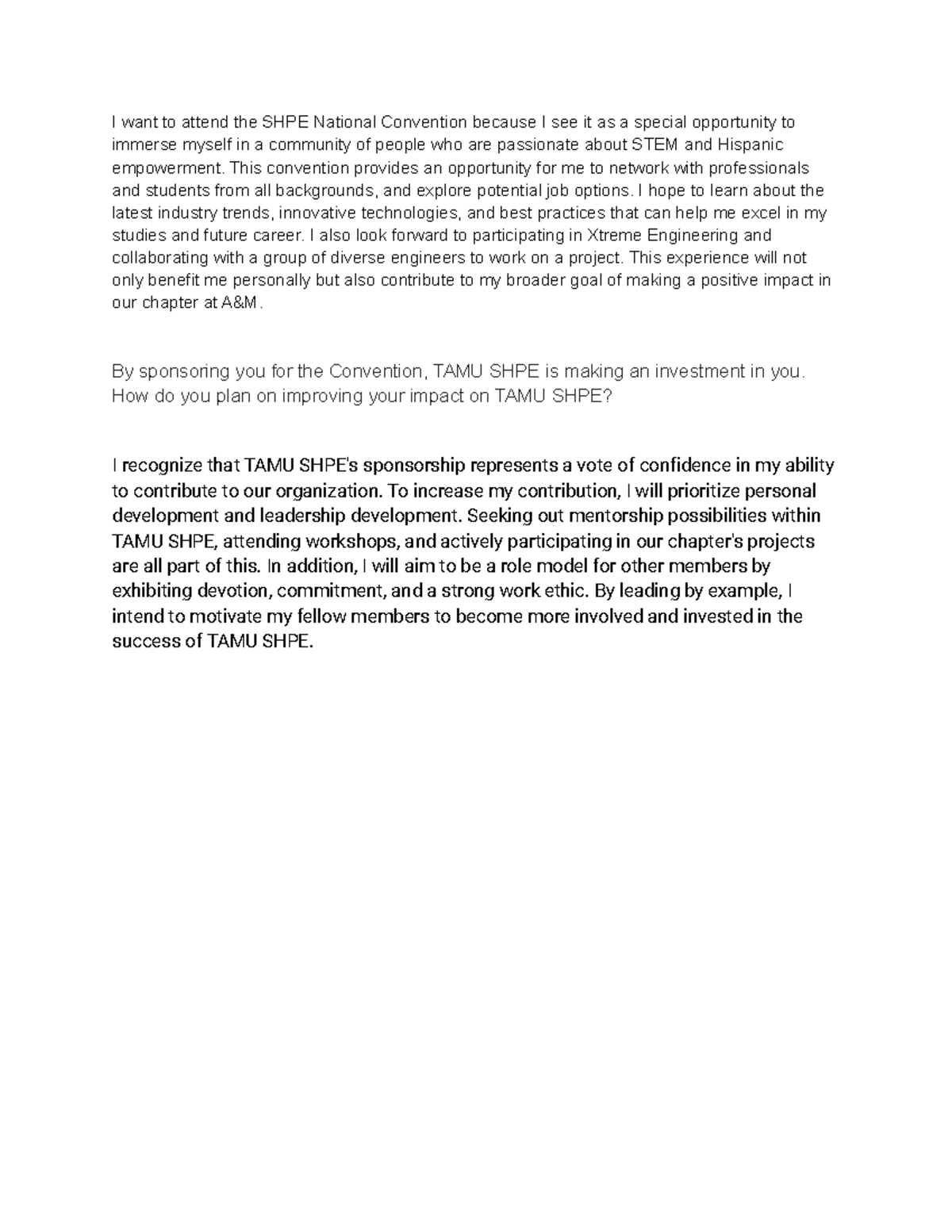 National convention - This convention provides an opportunity for me to ...