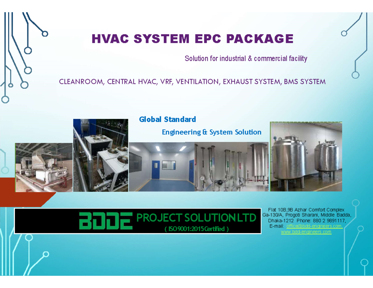 Hvac profile-bdde - PROJECT SOLUTION LTD ( ISO9001:2015Certified ...
