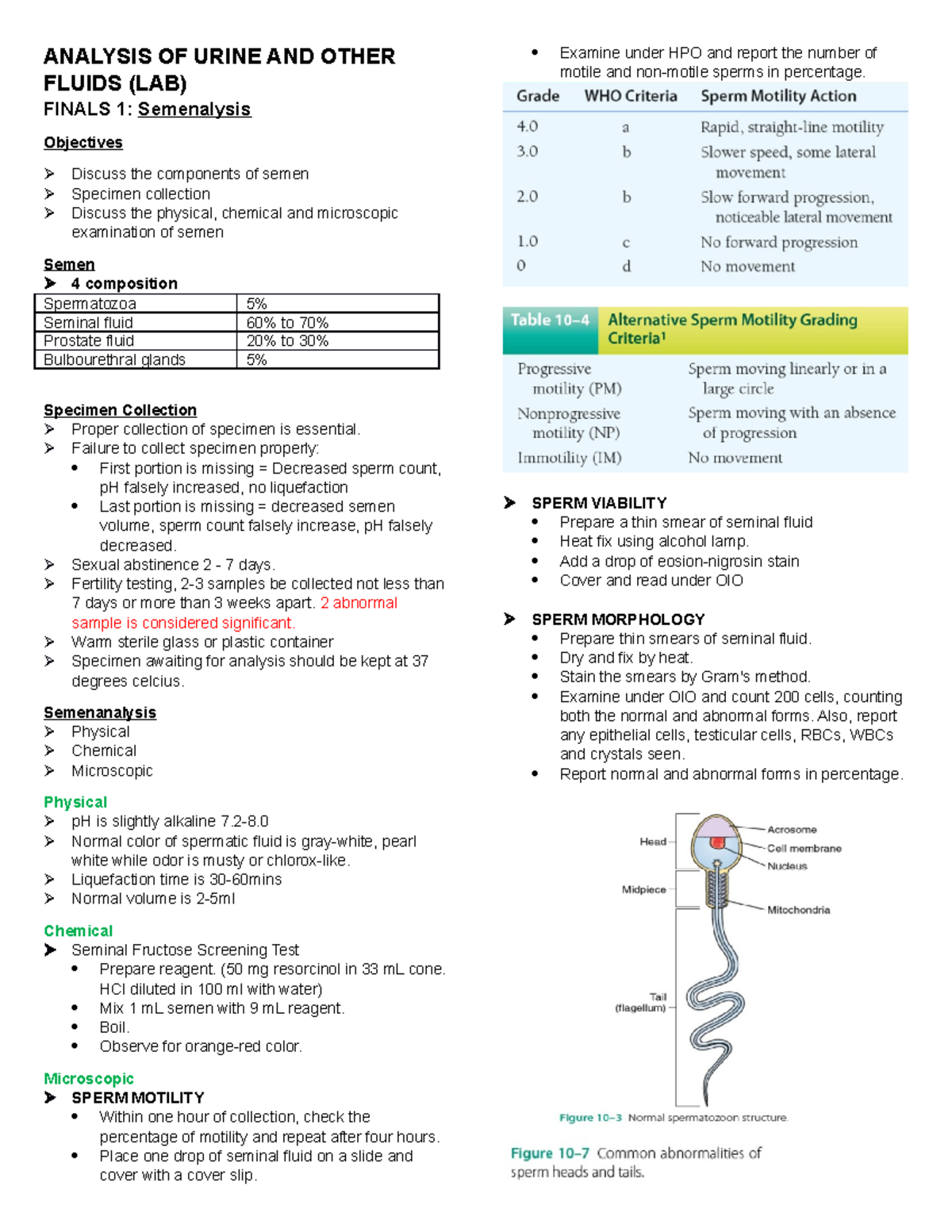 Analysis OF Urine AND Other Fluids (LAB) Finals 1 - ANALYSIS OF URINE AND OTHER FLUIDS (LAB ...