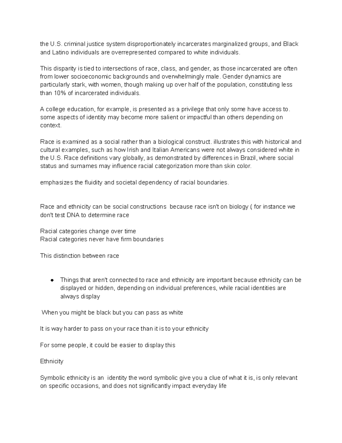 Wed dec 4 - info - the U. criminal justice system disproportionately ...