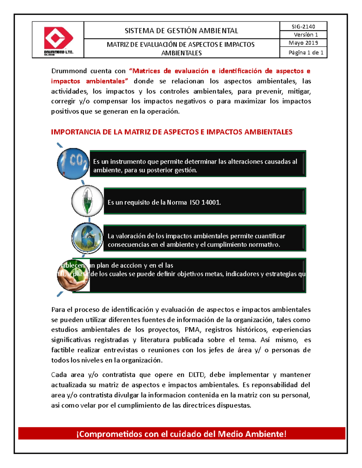 Sig 2140 Charla Matriz De Evaluación De Aspectos E Impactos Ambientales
