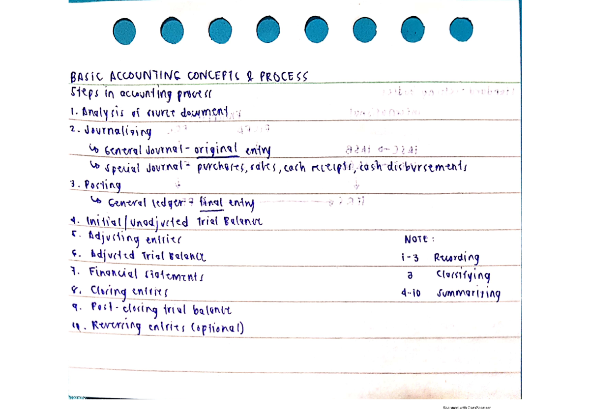 01 Basic Concepts and Process - Accountancy - Studocu