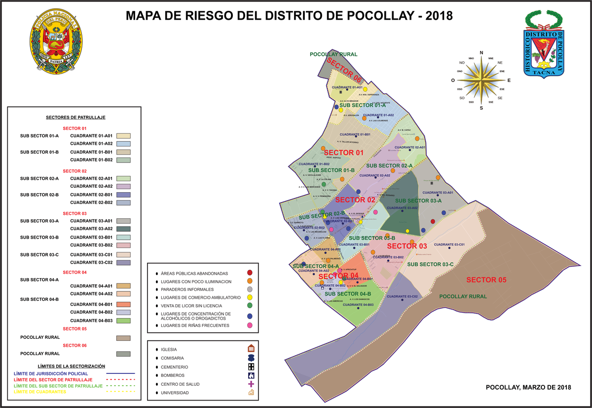 MAPA Riesgo ABR - normativa vigente - MAPA DE RIESGO DEL DISTRITO DE ...