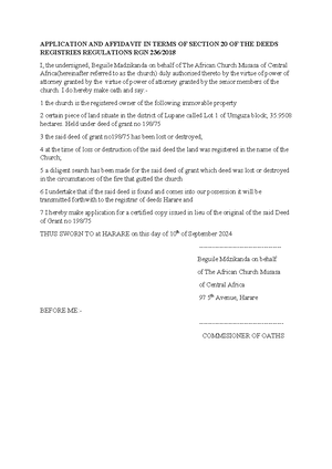 465916823-convey March 2003 - UNIVERSITY OF ZIMBABWE (LB021) LL (HONS) PART III AND IV ...