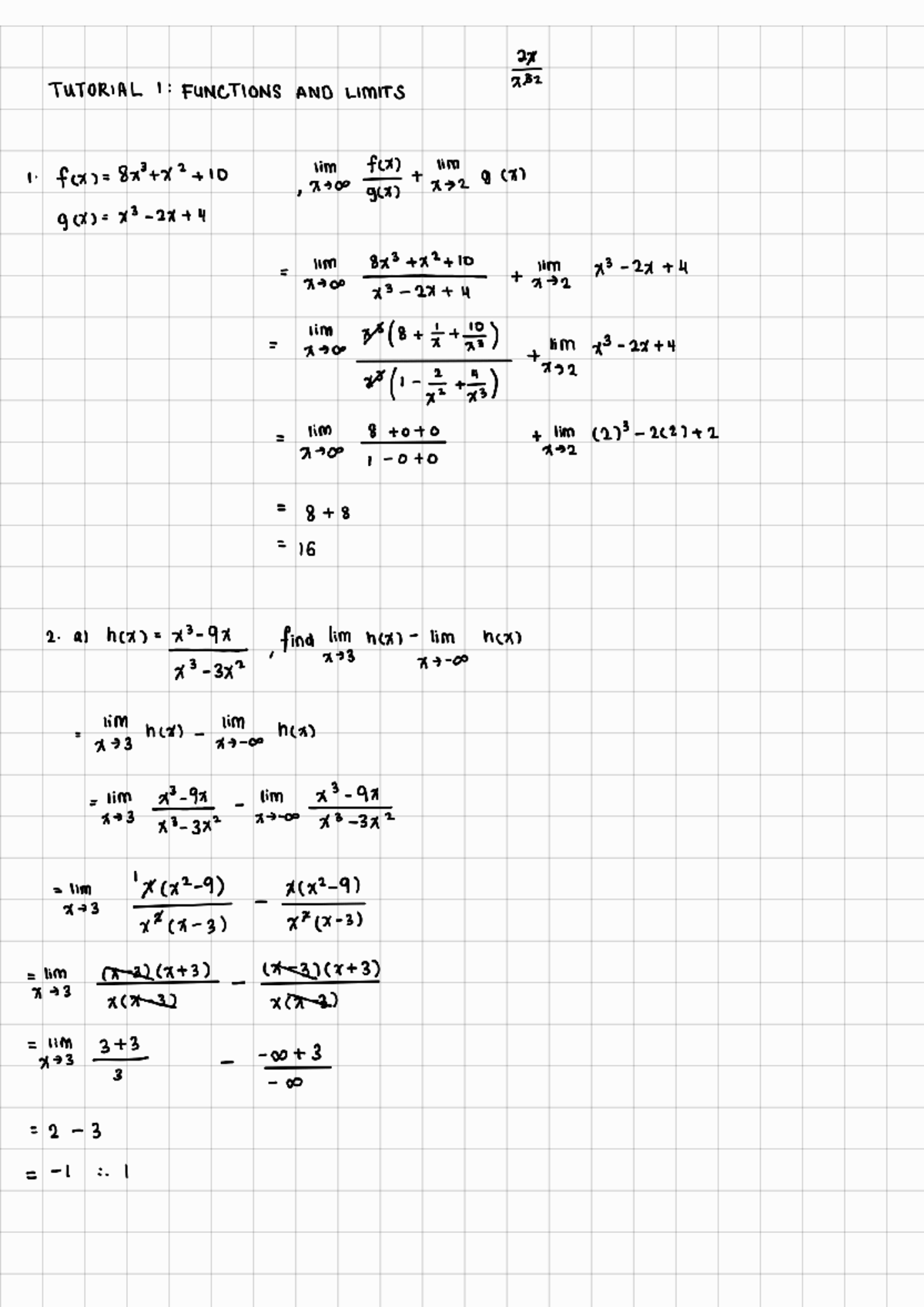 Tutorial 1 mat421 - calculus - CamScanner CamScanner CamScanner CamScanner CamScanner - Studocu