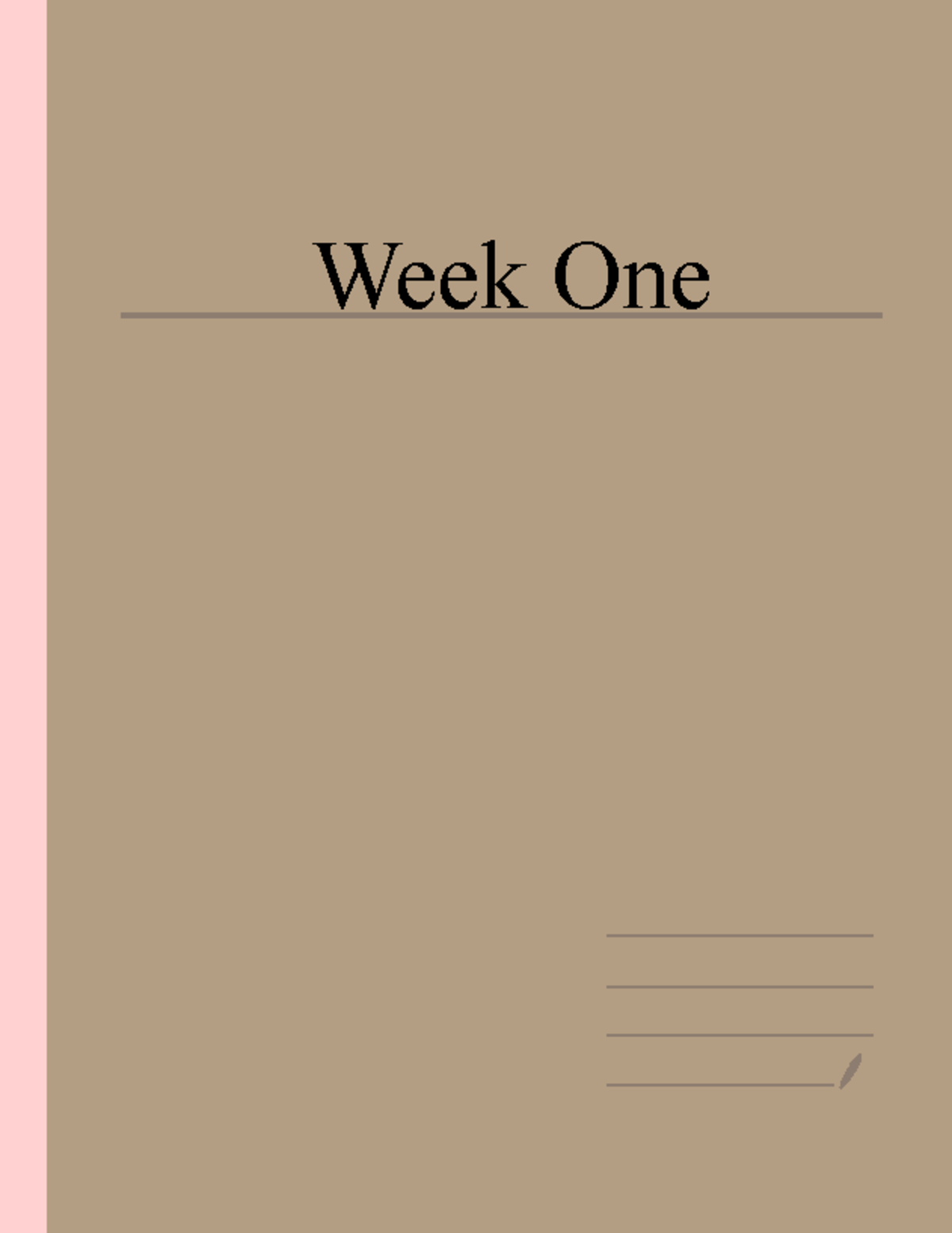 Week 1 - Lecture notes 1 - Week One Intro Econ concepts ...