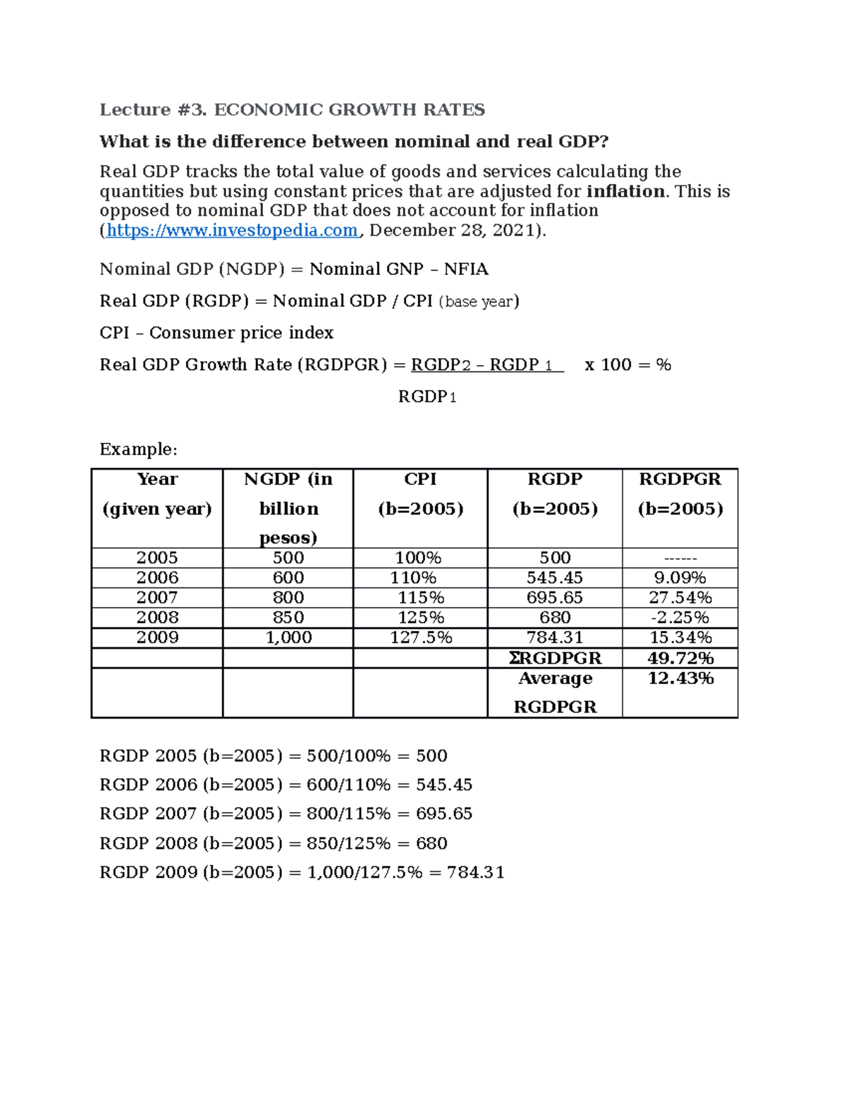 Lecture 3 Lecture 3 ECONOMIC GROWTH RATES What Is The Difference lecture-3-lecture-3-economic-growth-rates-what-is-the-difference