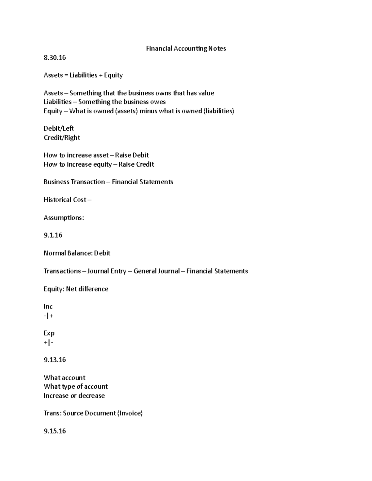 Financial Accounting Notes - 8.30 Financial Accounting Notes Assets ...