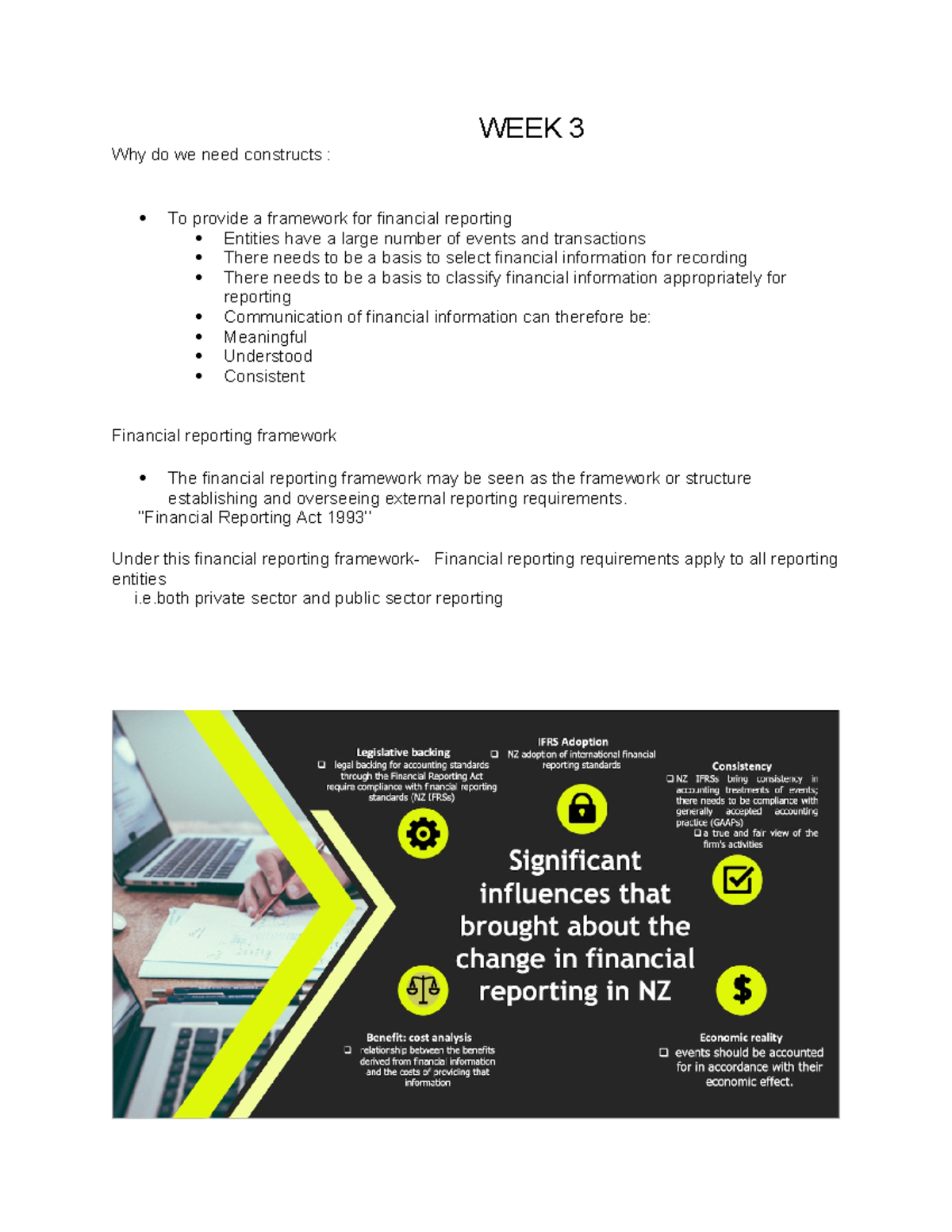 WEEK 3 ACCTN101 - Week 3 lecture notes - WEEK 3 Why do we need ...