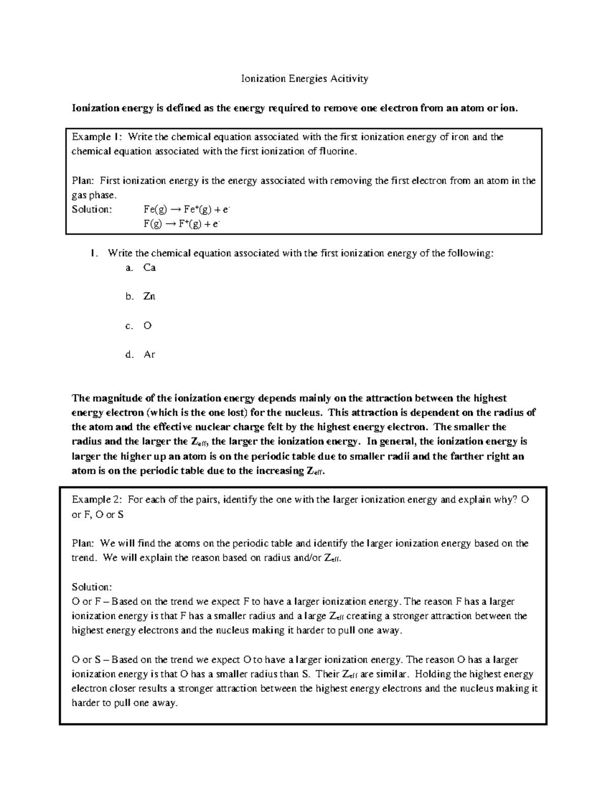 3.h Ionization energy - Homework - Ionization Energies Acitivity ...