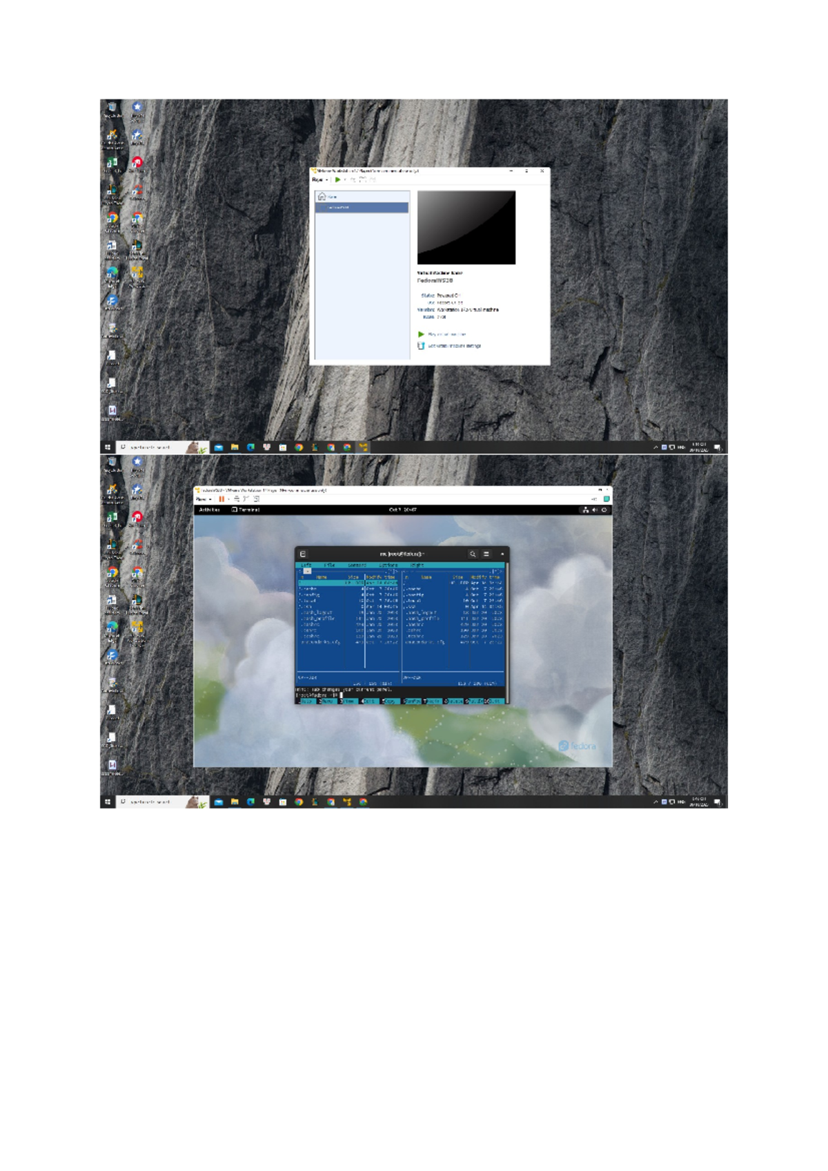 Lab1 - Summary Operating System - Workstation use only) FedoraWS38 ...