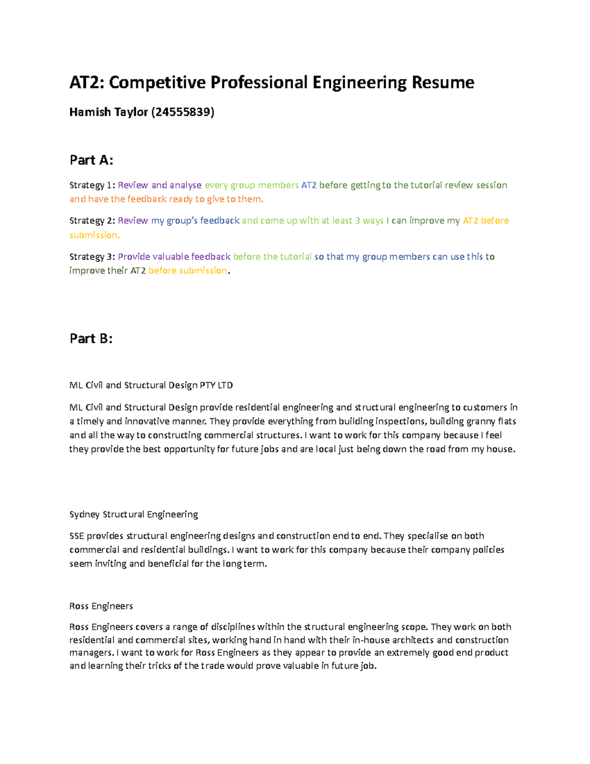 AT2-P1 - AT2 - AT2: Competitive Professional Engineering Resume Hamish ...