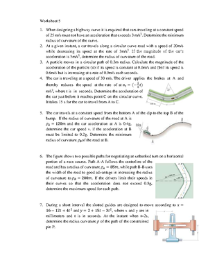 Worksheet 7 relative motion - Worksheet 7 relative motion At the ...