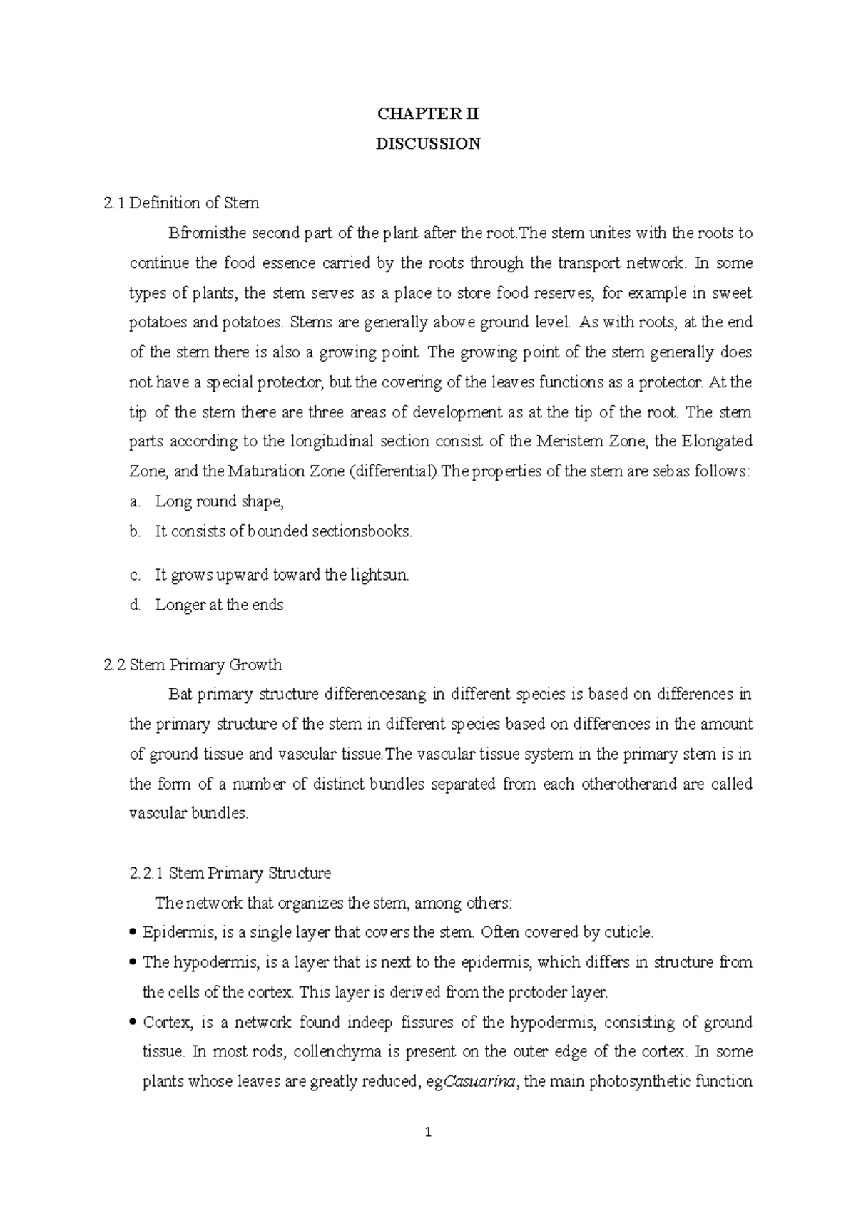 Chapter 2 - STEM Development Notes - CHAPTER II DISCUSSION 2 Definition ...