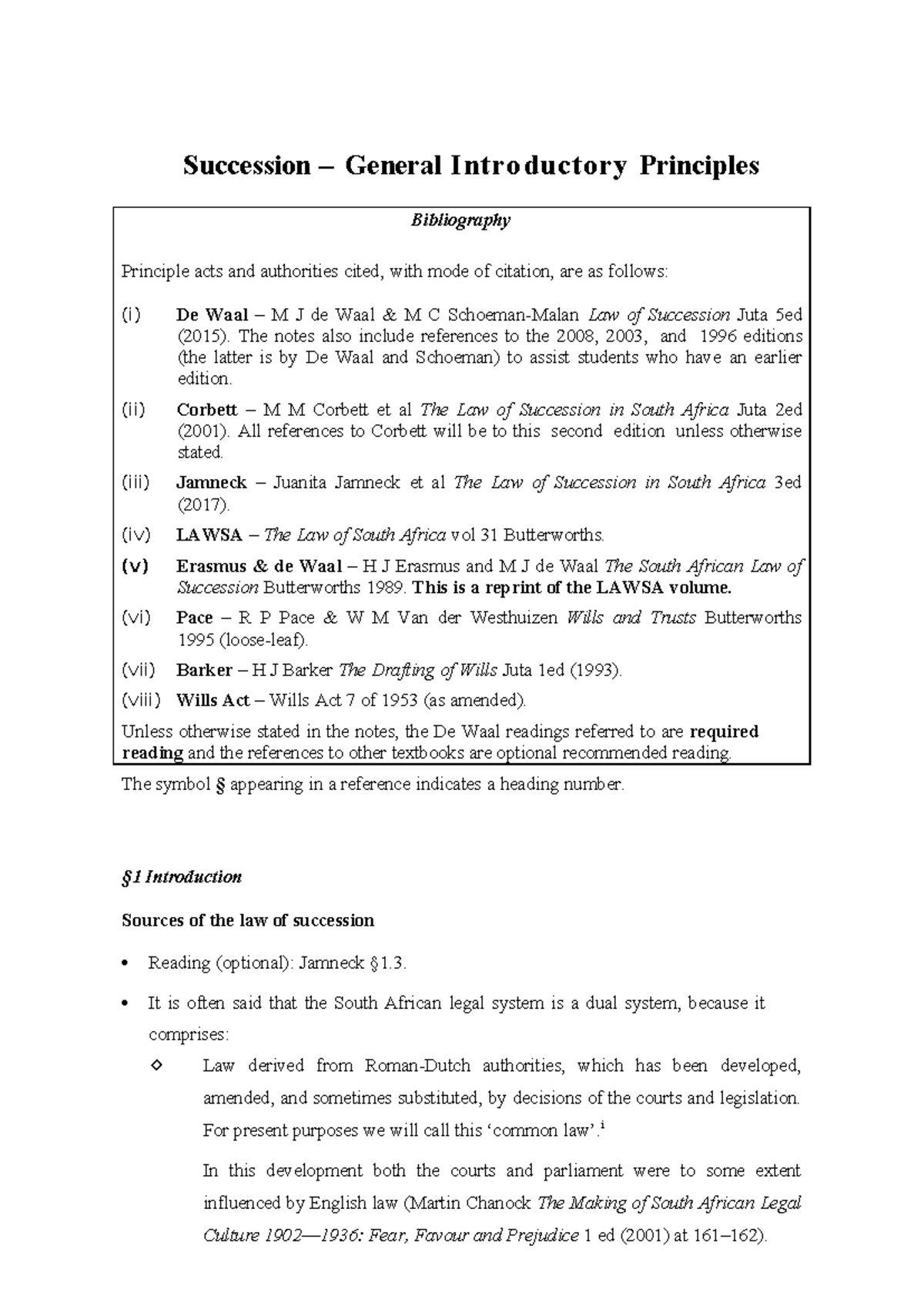 Succession 2024 - introduction - notes - Succession – General ...