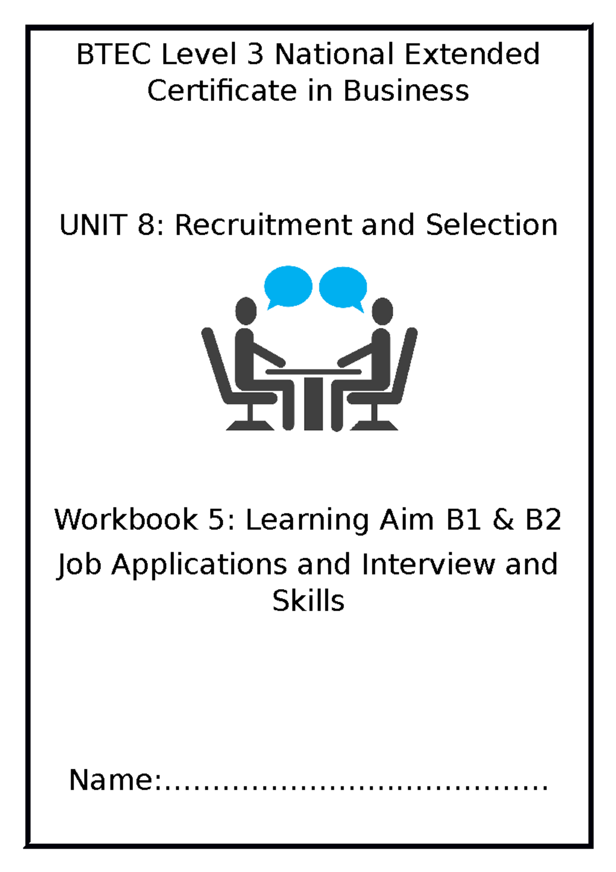B1 and B2 Job Applications and Interviews and Skills - Student Booklet ...