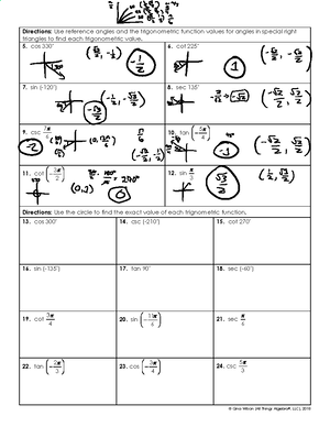 Honors Precalculus Progress Check - C2 Honors Precalculus Progress ...