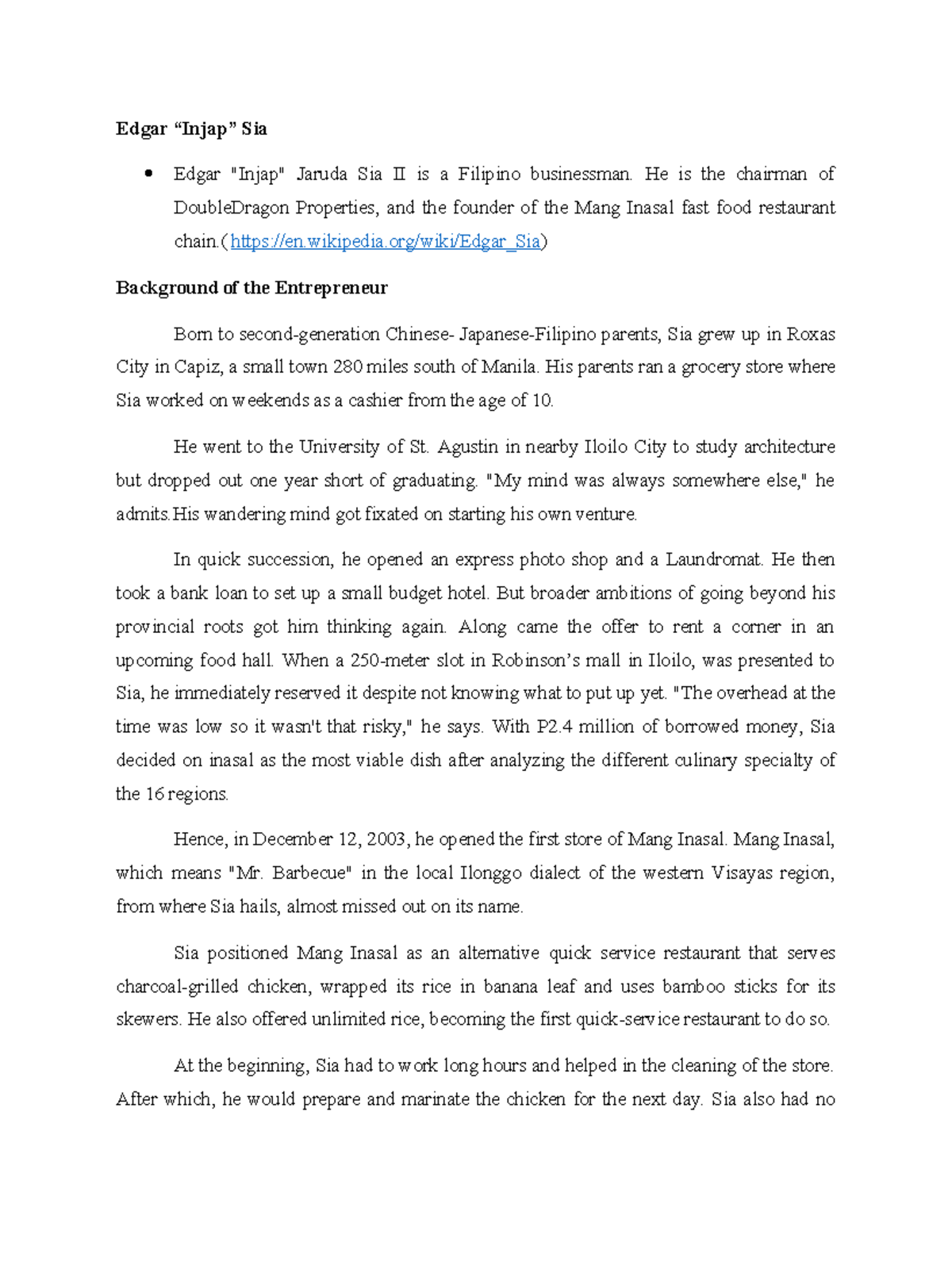 Edgar Sia - hfdrdd - Edgar “Injap” Sia Edgar "Injap" Jaruda Sia II is a ...