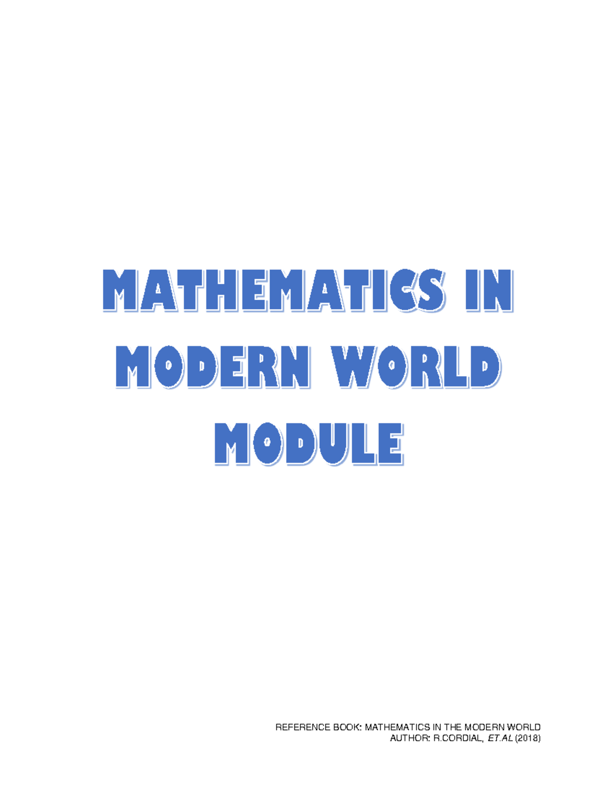 Lesson 3 - Mathematical Language and Symbol - REFERENCE BOOK ...