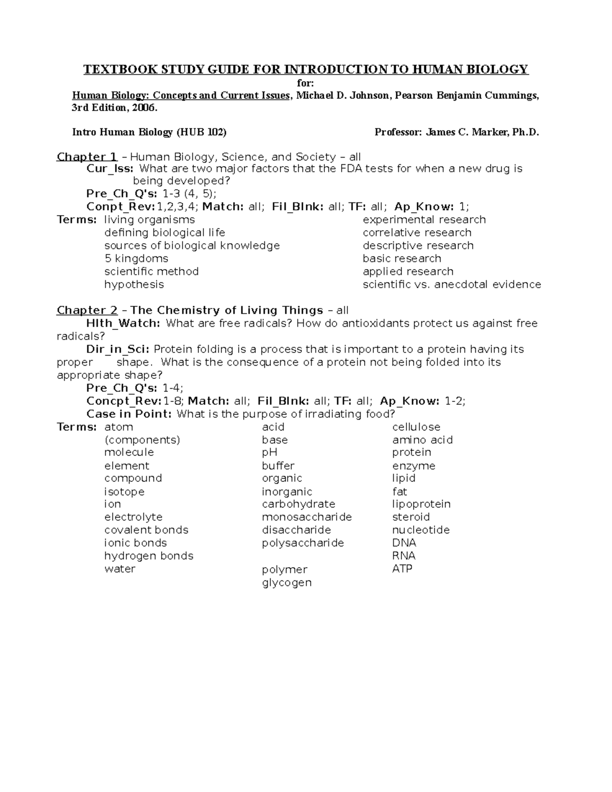 Std gd 06 - Come sick soo call will ahh nbdxv - TEXTBOOK STUDY GUIDE ...
