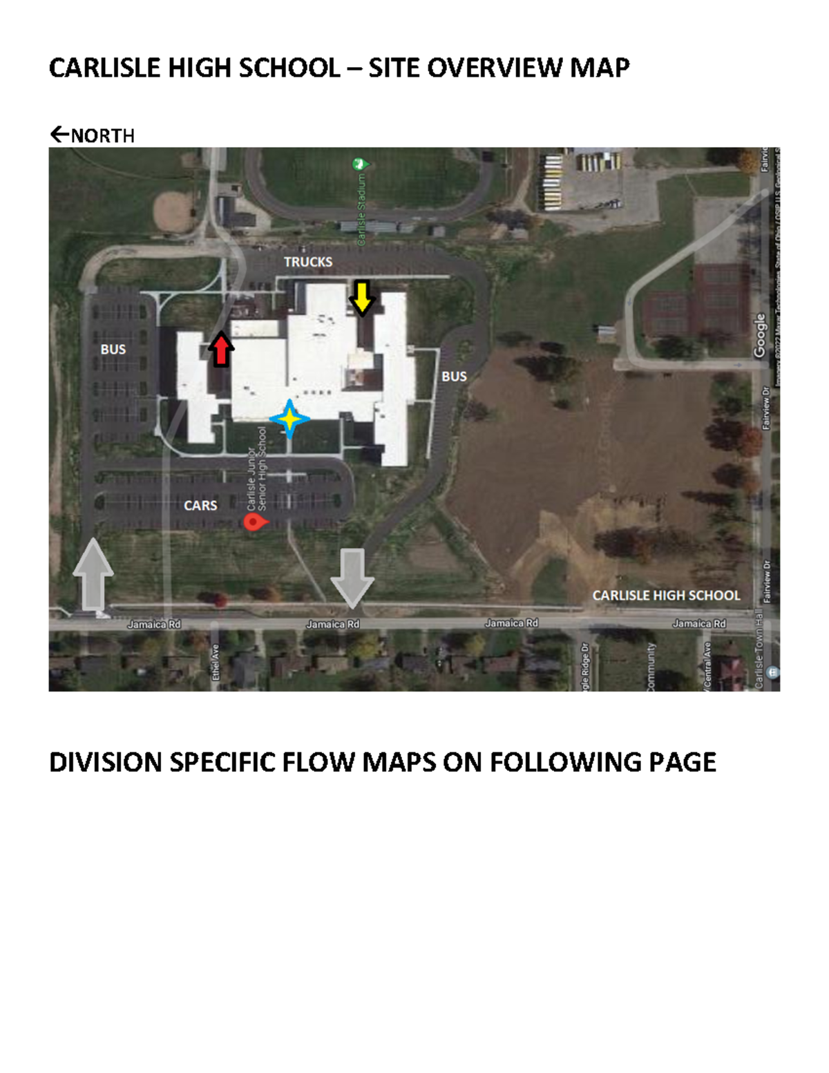 Carlisle MAPS - Map - CARLISLE HIGH SCHOOL – SITE OVERVIEW MAP NORTH ...