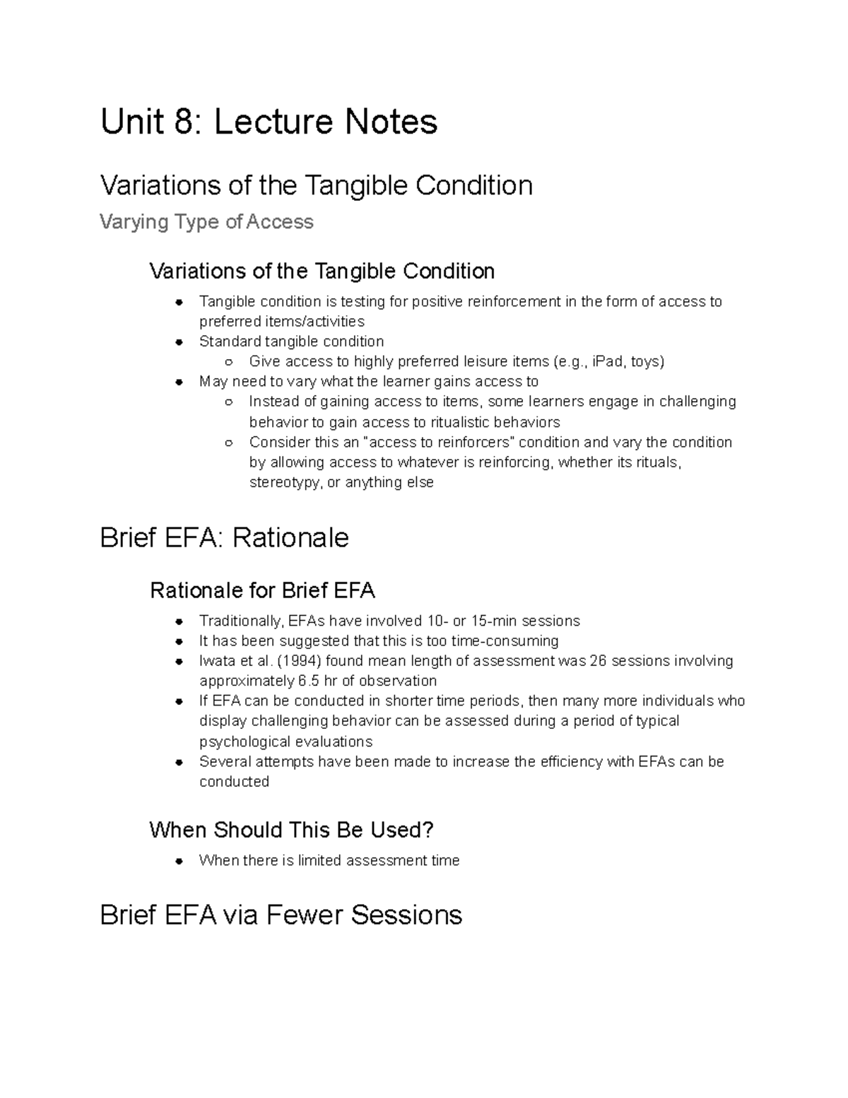 Unit 8 Lecture Notes - Dr. Jesslyn Farros - Unit 8: Lecture Notes ...