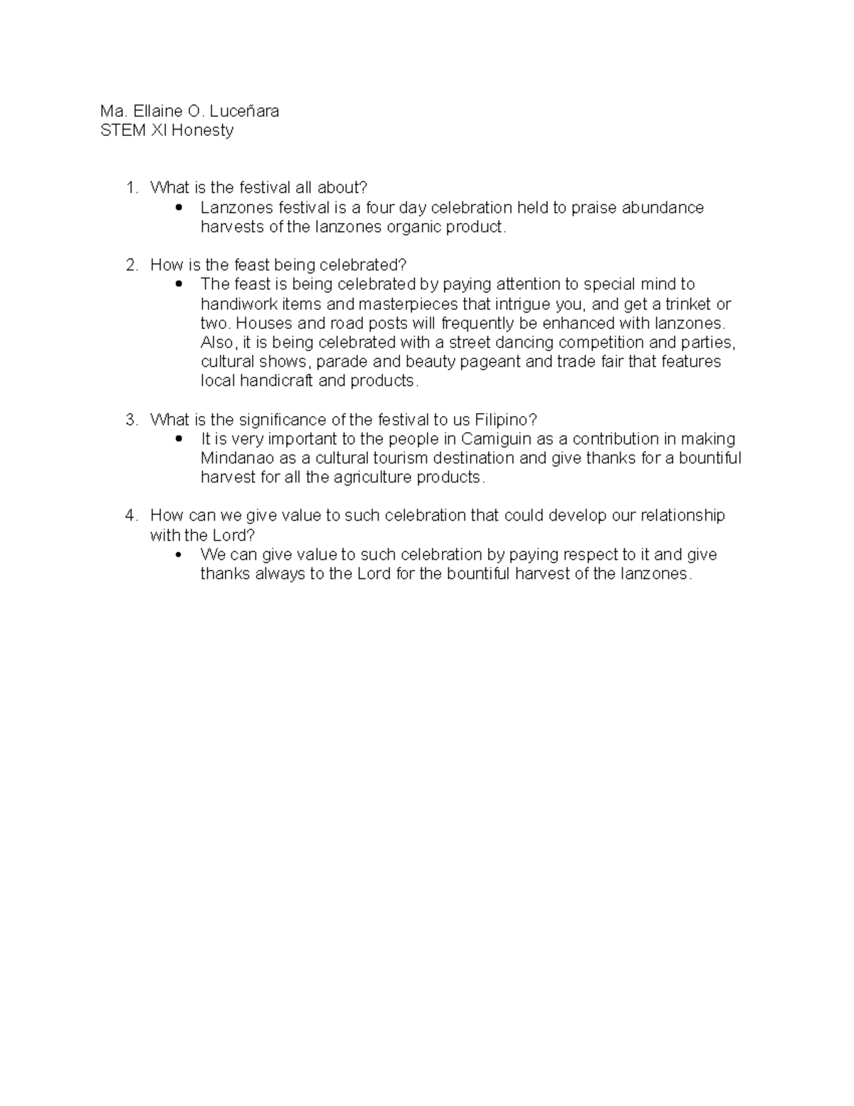 Document-16 - sample lecture notes - Ma. Ellaine O. Luceñara STEM XI ...