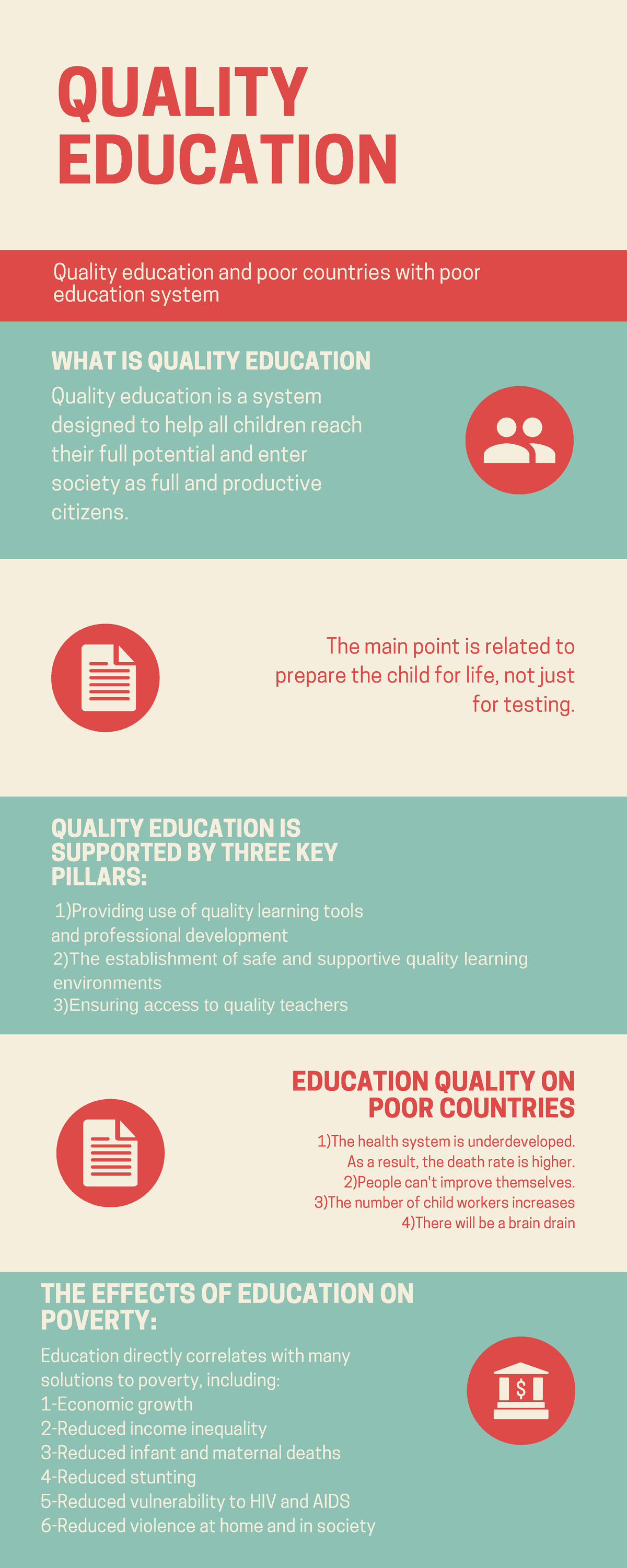 SDG 4 Education - glb - QUALITY EDUCATION Qual ty educat on and poor ...
