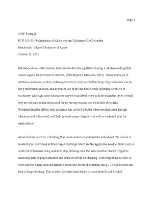 Humanistic Spirituality Reflection Paper - Page 1 Odell Young Jr. PCN ...