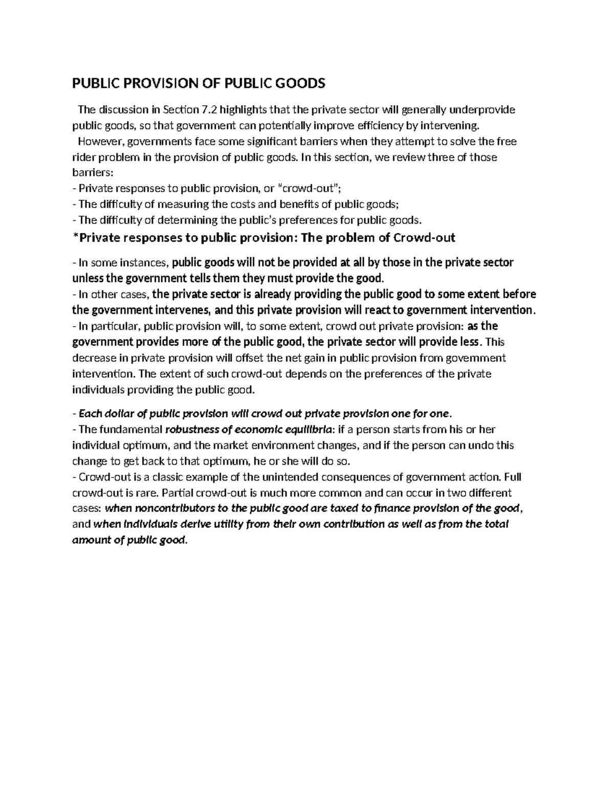 Public good at annuity - PUBLIC PROVISION OF PUBLIC GOODS The ...