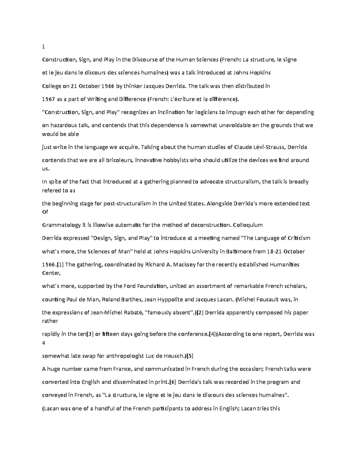 Structure Sign and Play - 1 Construction, Sign, and Play in the ...