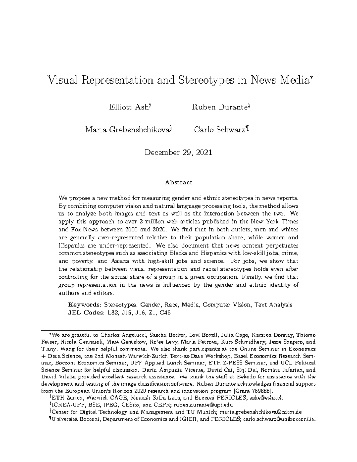 Visual Representation And Stereotypes In preview - Visual ...