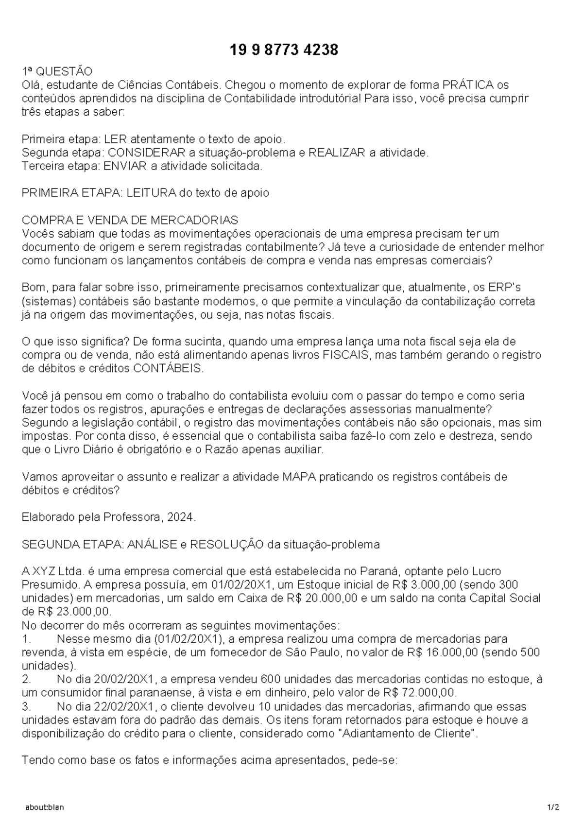 MAPA - Ccont - Contabilidade Introdutória - 512024 - about:blan 1 / 2 ...