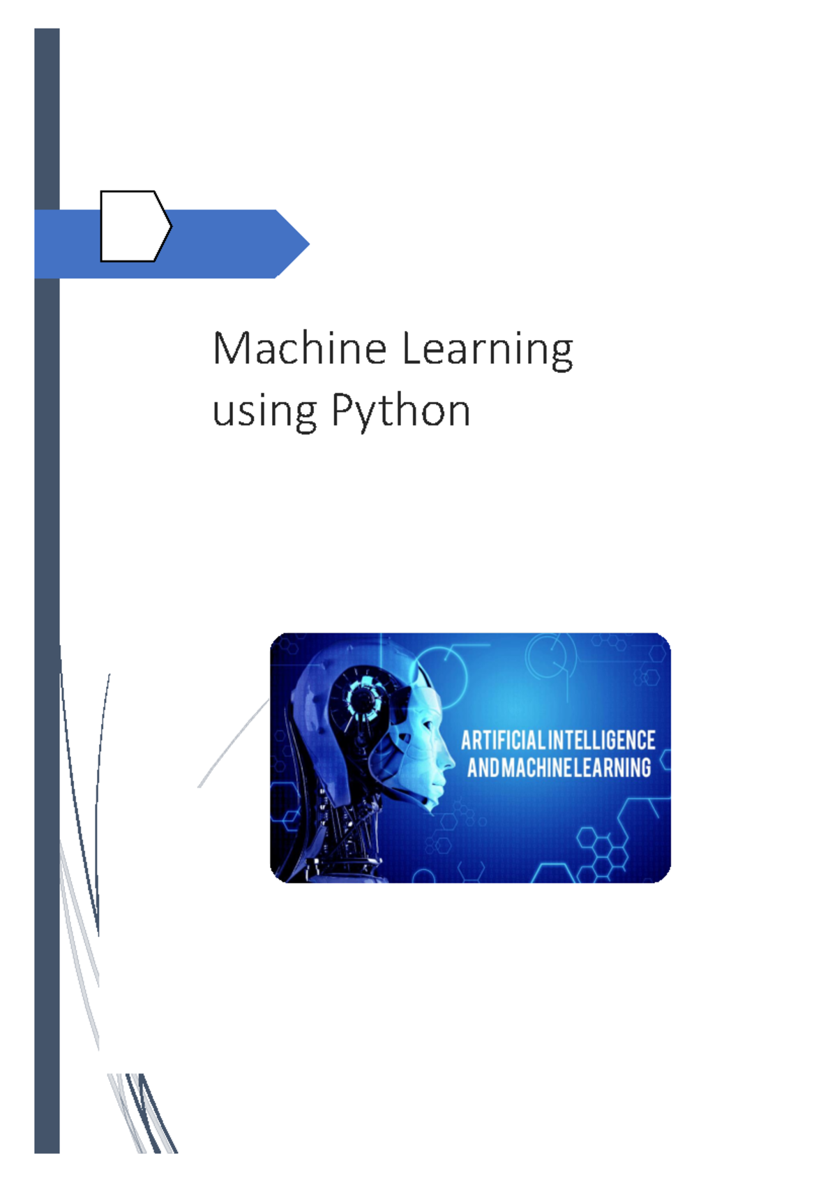 Machine Learning Machine Learning Using Python Avanthi Institute Of 8926