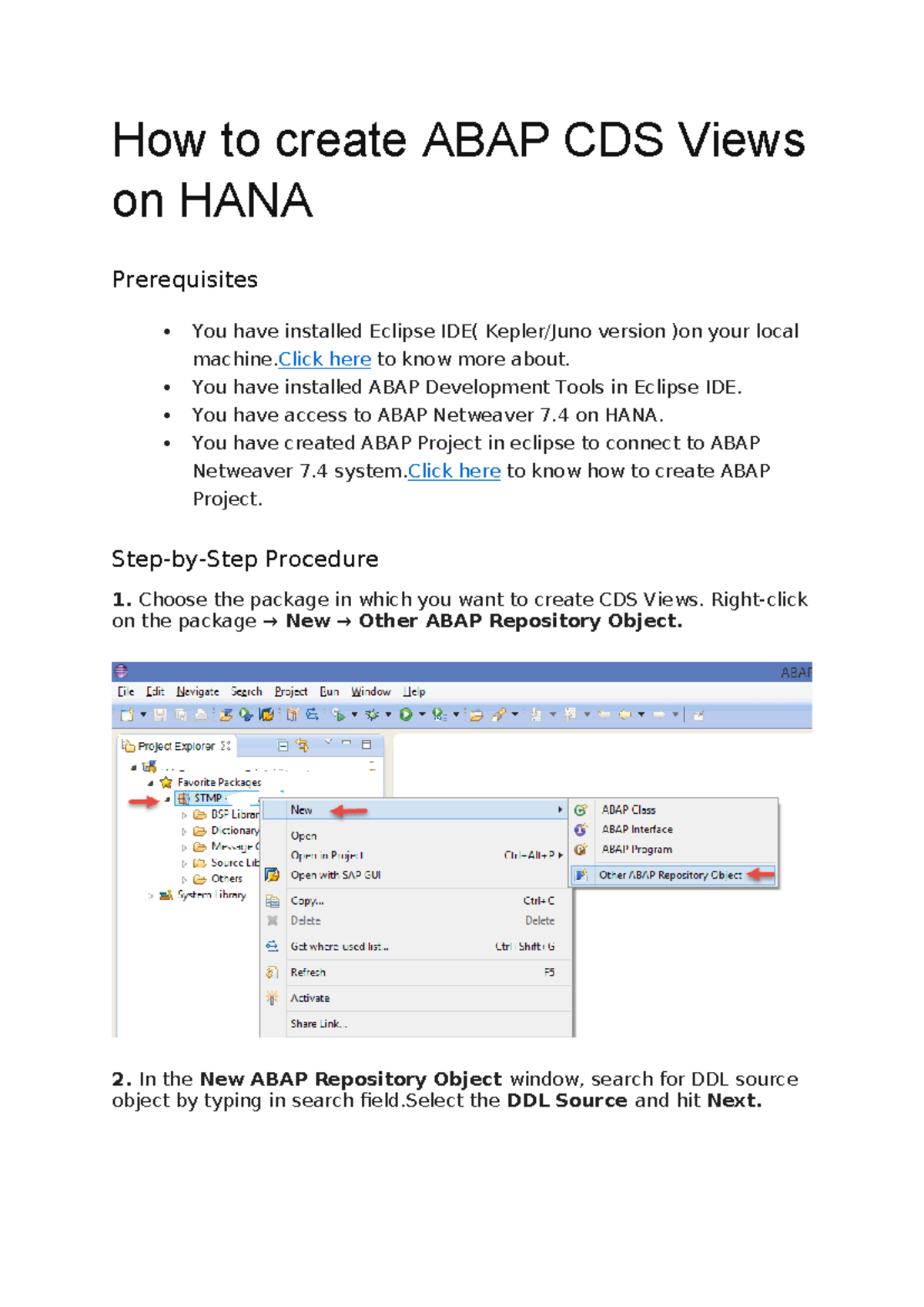 How To Create Abap Cds Views On Hana How To Create Abap Cds Views On