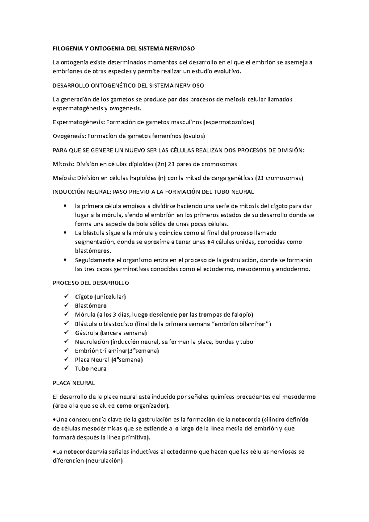 Filogenia Y Ontogenia DEL Sistema Nervioso - FILOGENIA Y ONTOGENIA DEL ...