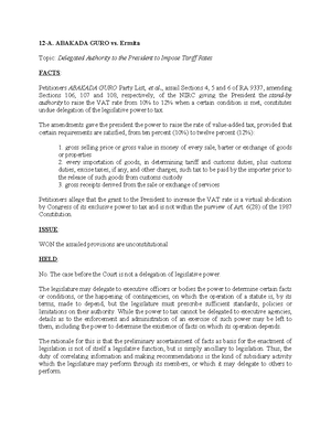 RMO 25 Annex A.1 - Checklist - Going Concern - ANNEX “A” REPUBLIC OF ...