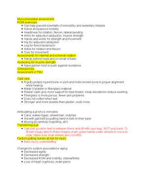 Fundamentals of PT centered care final exam study guide - Pressure ...
