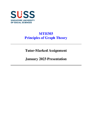 MTH 303 review 2023 updated - MTH 303 Principles of Graph Theory Review Session Ex 1: max-flow ...