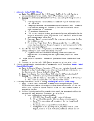 Constitutional Law - Prof. Newman 3 - I. United States v. Carolene ...