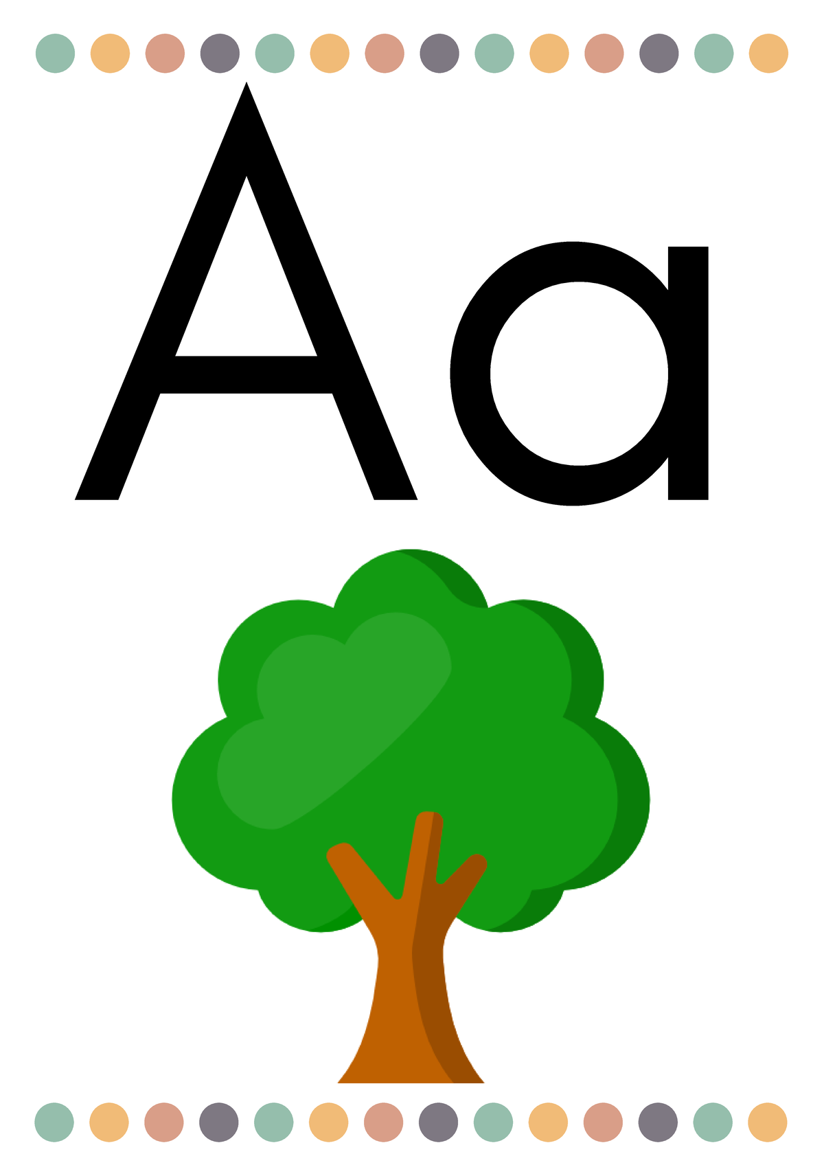 Cartel abecedario - material de repaso - educación especial - Aa Bb Dd ...