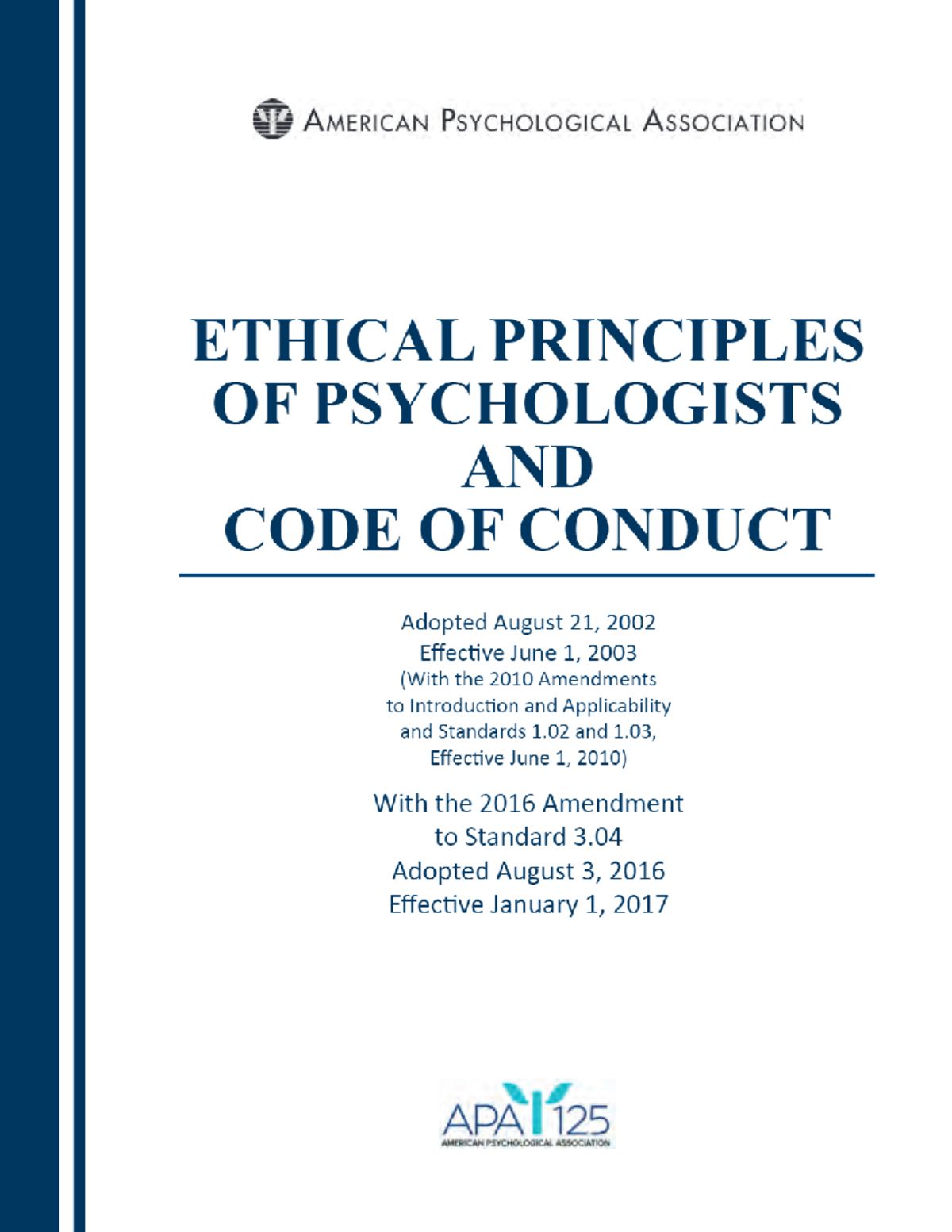 Ethics-code-2017 - Ethics-code-2017 - COM 410 - Studocu
