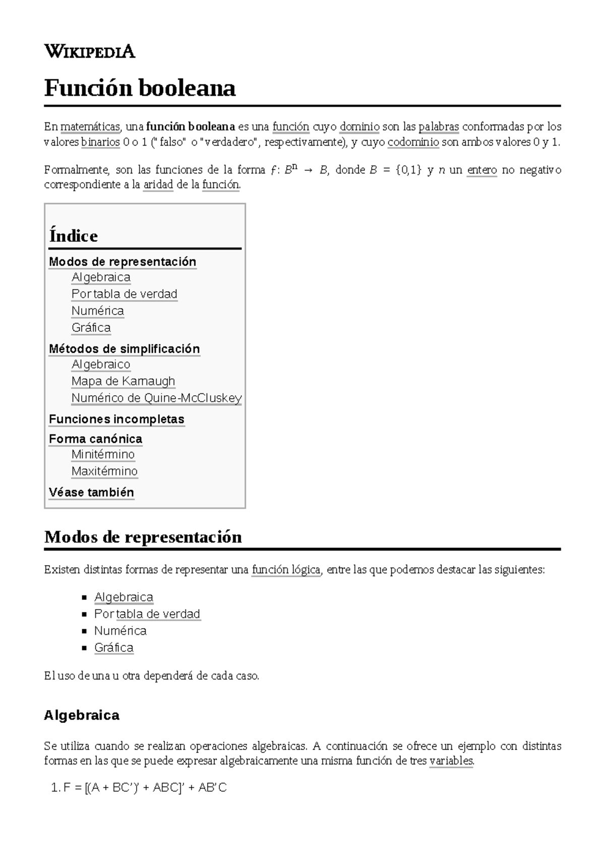 Función booleana - el mejor documento - Función booleana En matemáticas ...