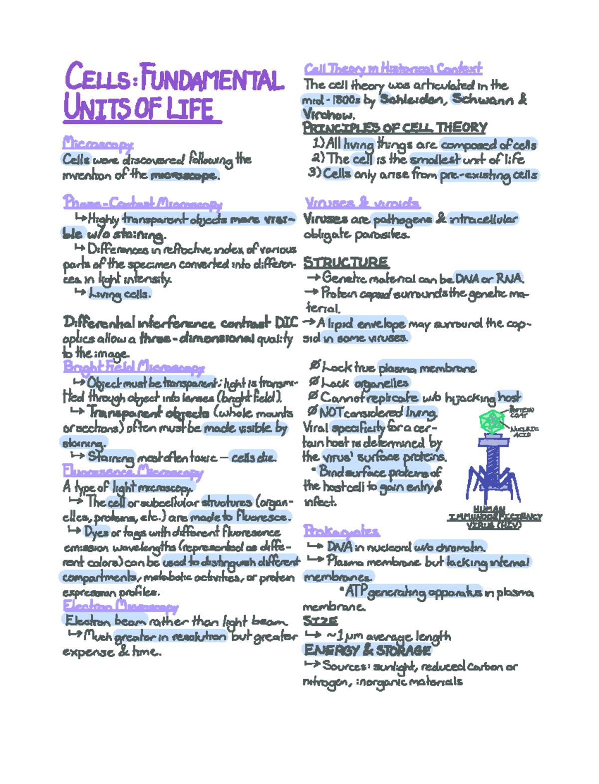 Week 1 - Fundamental Units of Life - CellTheoryinHistoricalContext ...