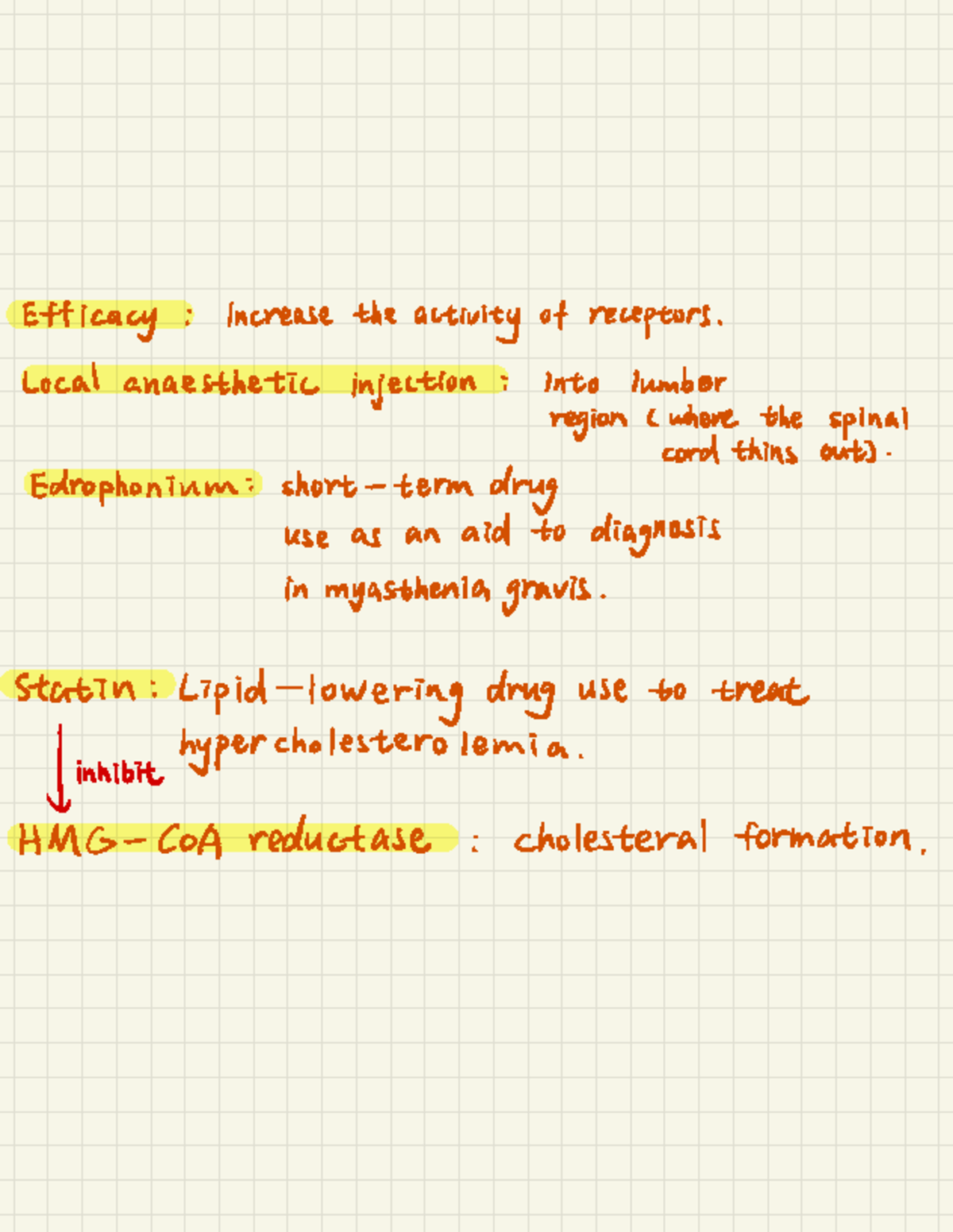 Pharm Notes - PHAR0002 - Efficacy : Increase the activity of receptors ...